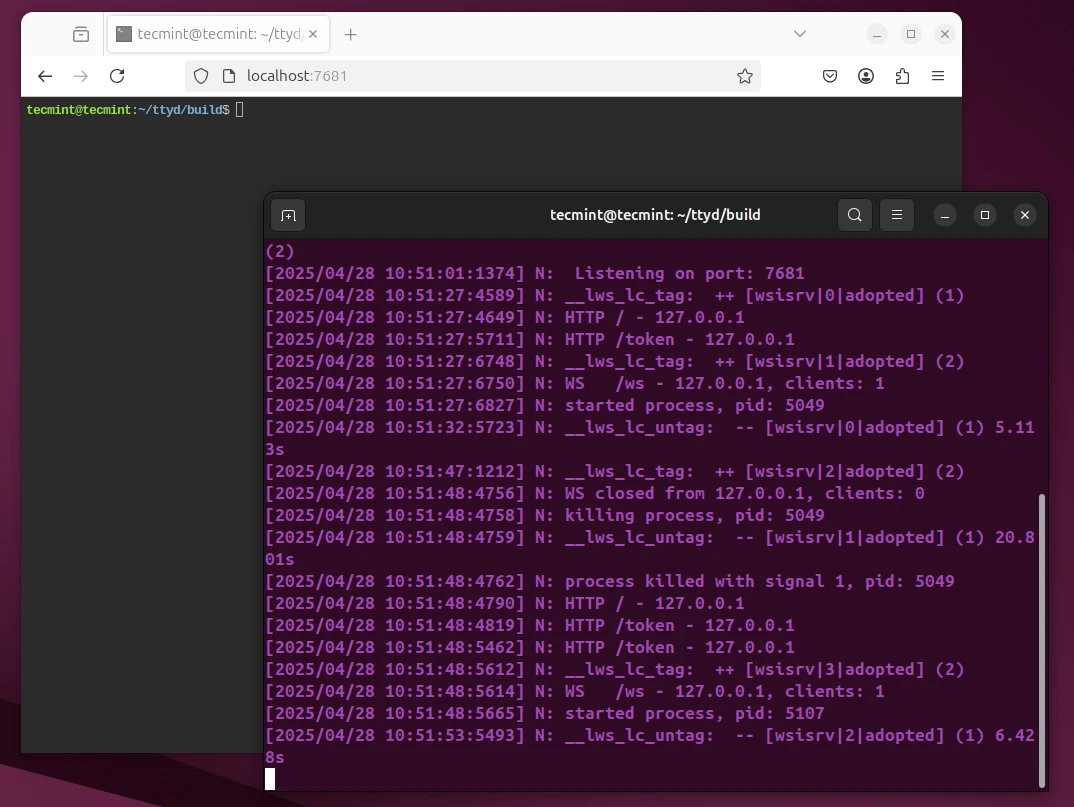 TTYD：安全地在网络上共享您的Linux终端 - Cdgzu.com