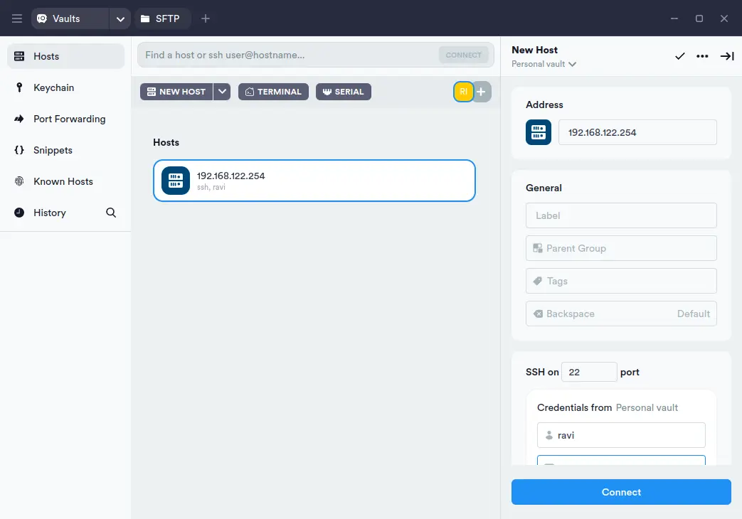 如何在Linux上安装和使用Termius SSH客户端 - Cdgzu.com