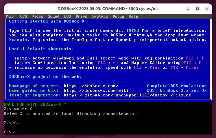 如何使用 DOSBox-X 运行旧 DOS 游戏和应用程序 - Cdgzu.com