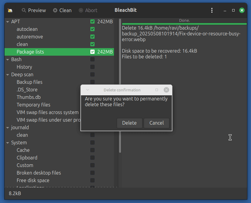 BLEACHBIT - 免费的磁盘空间清洁器和Linux的隐私保护 - Cdgzu.com