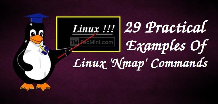 29 Linux系统/网络管理员的NMAP命令的实际示例