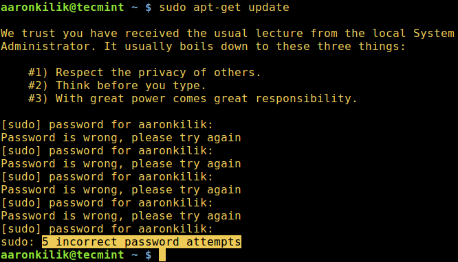 在 Linux 中设置 'sudo' 的 10 个有用的 Sudoers 配置 - Cdgzu.com