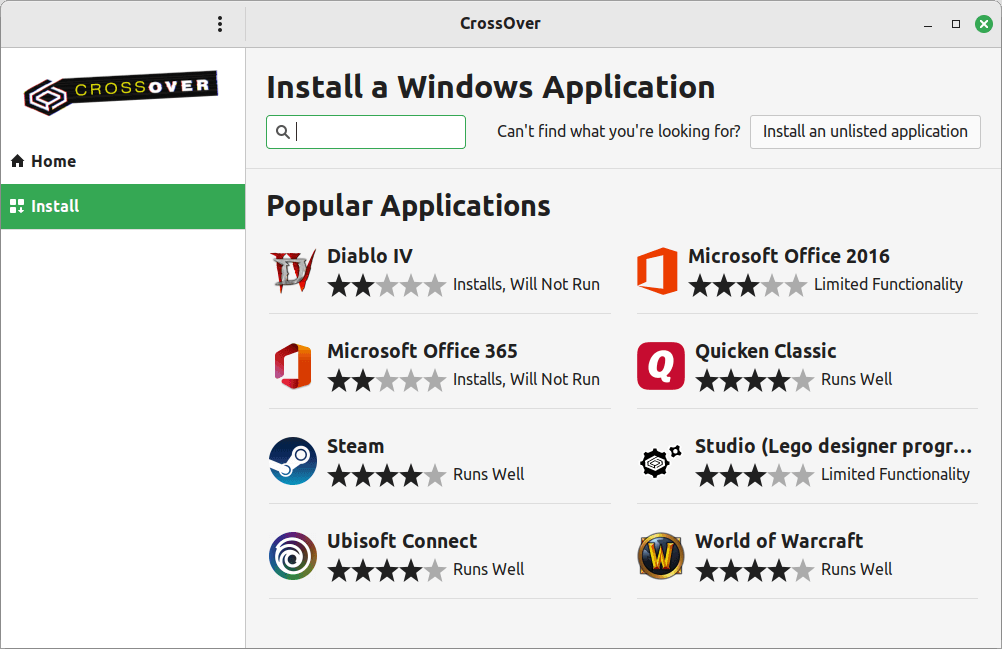 如何使用Crossover 25在Linux上运行Windows软件和游戏 - Cdgzu.com