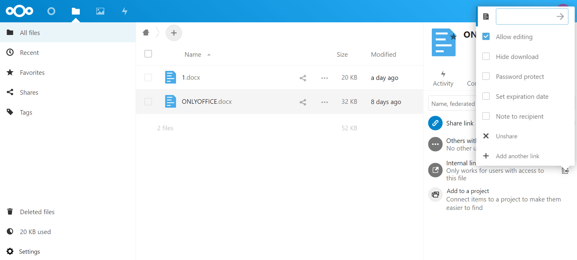 如何在Linux中与OnlyOffice Docs共同创作文档