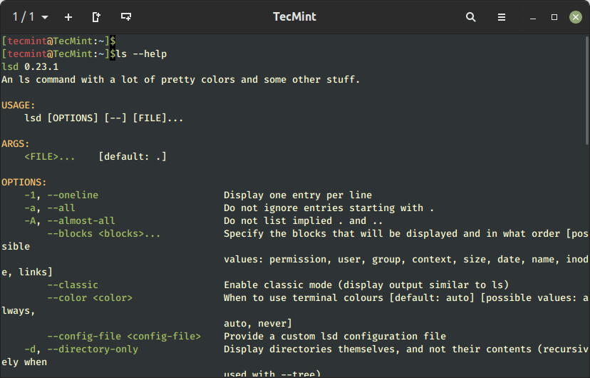 Linux中的20个基本“ LS”命令示例 - Cdgzu.com