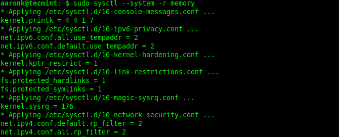 如何使用 sysctl 命令修改 Linux 内核变量 - Cdgzu.com