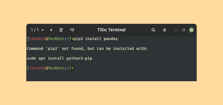 如何修复 Linux 中的“未找到命令‘pip3’”错误 - Cdgzu.com