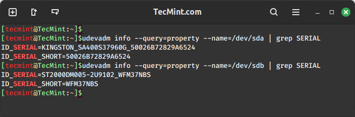 如何在 Linux 中查找硬盘序列号 - Cdgzu.com