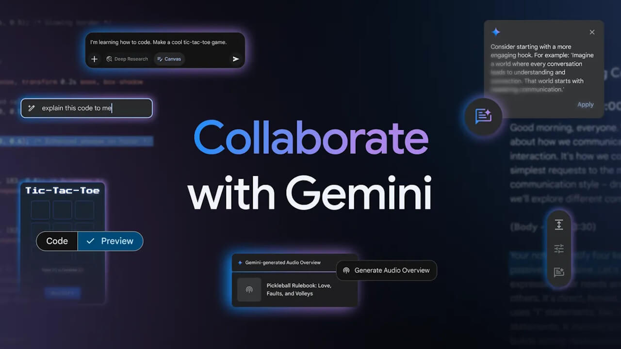 专门研究文档创建/代码生成！双子座“画布”展开 - Cdgzu.com