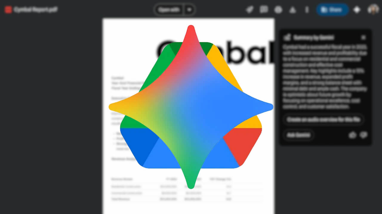 Google Drive 中的 Gemini 支持生成 PDF“音频解说”[Google Workspace] - Cdgzu.com