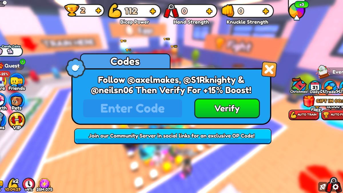 Roblox Arm摔跤模拟器代码2025年5月 - Cdgzu.com