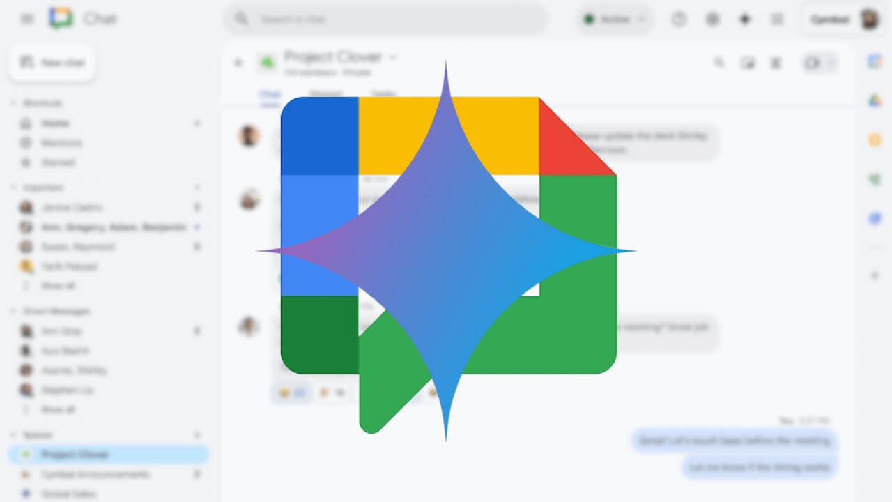 Google聊天“ Google文檔/幻燈片/散佈表”雙子座摘要兼容[Google Workspace] - Cdgzu.com